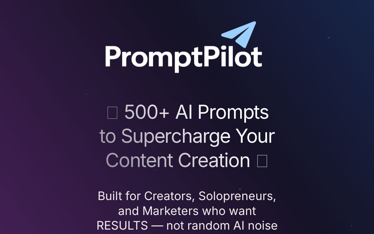 PromptPilot Vault
